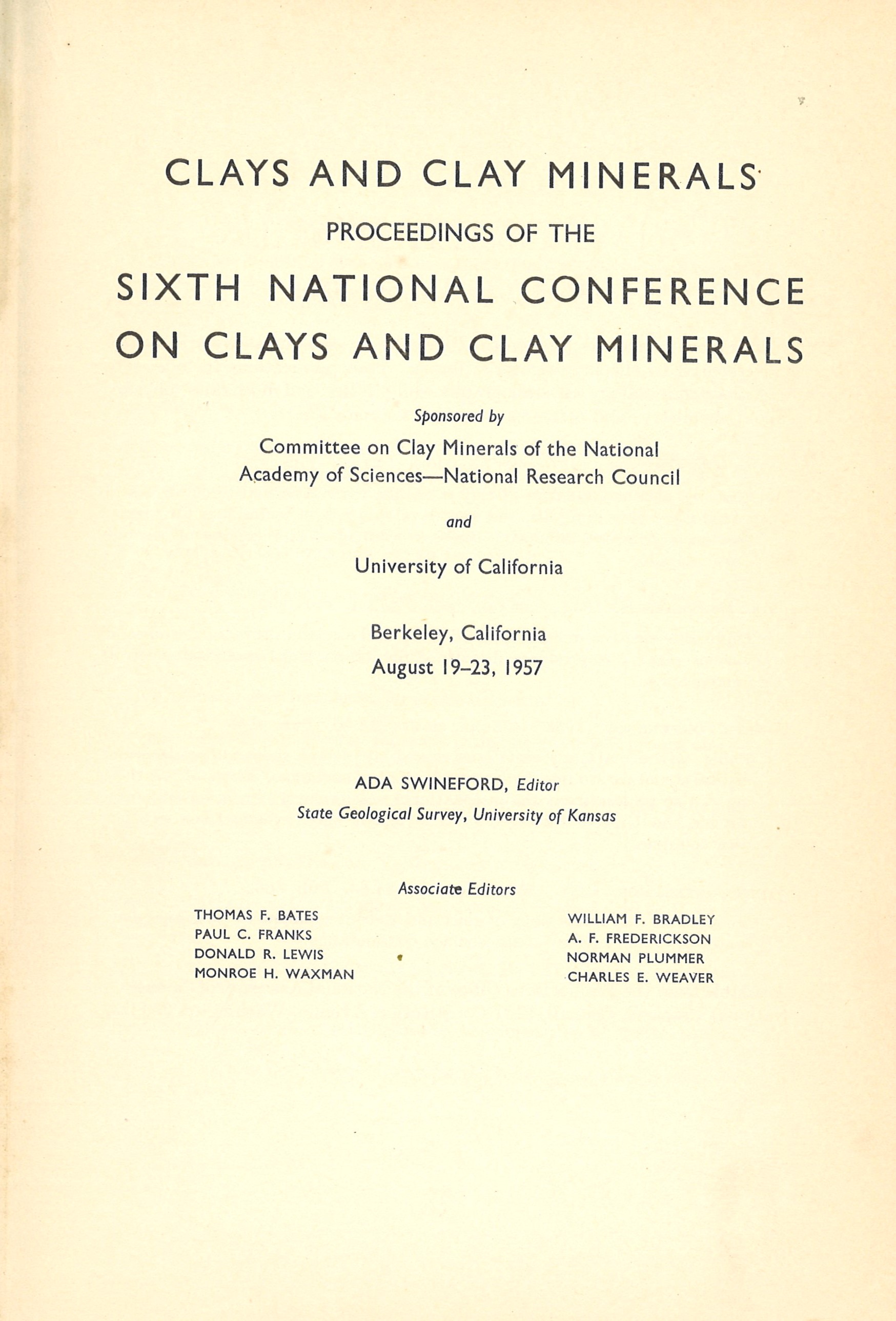 Clays and clay minerals – Projeto CP2S